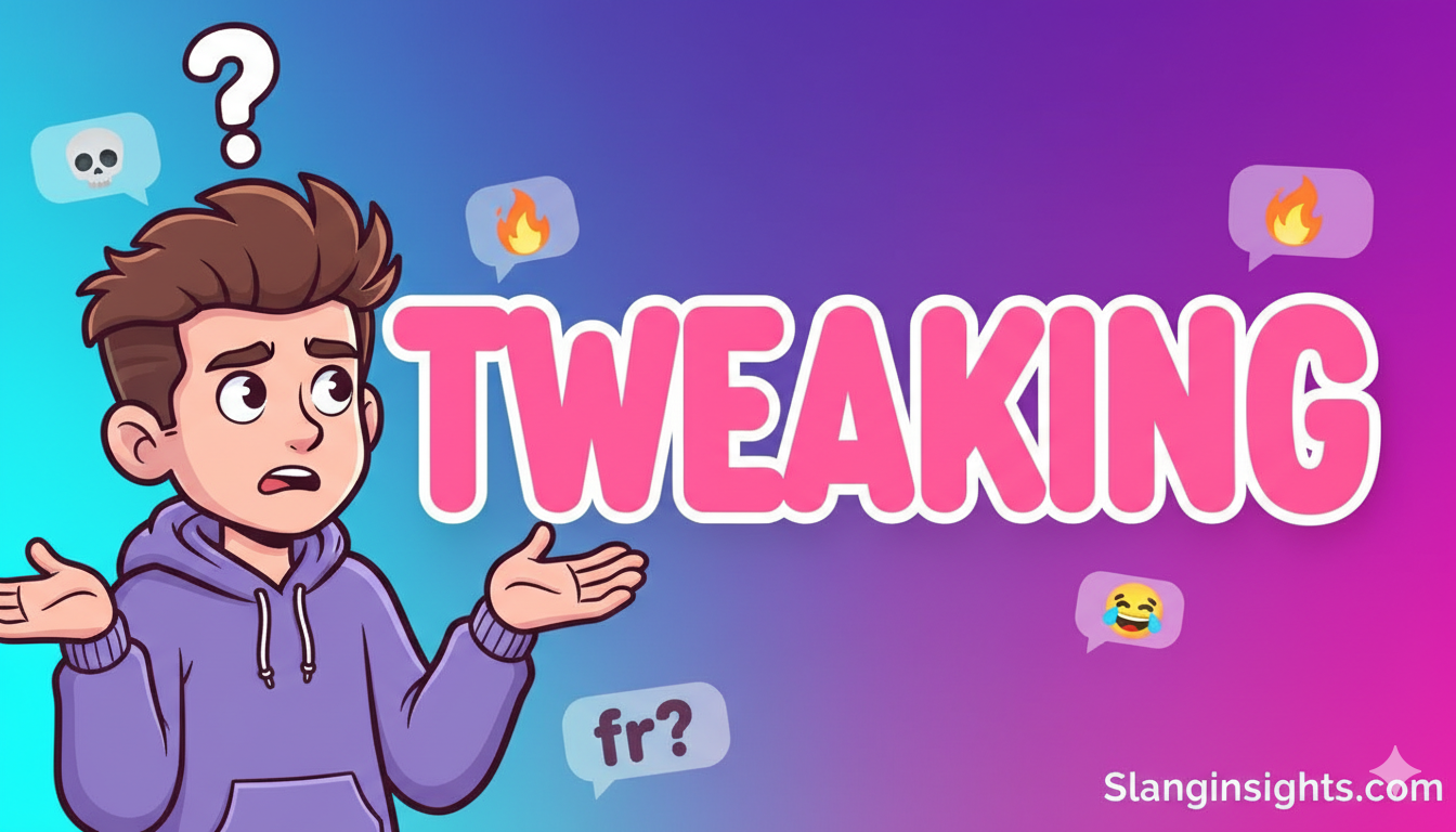 Tweaking Meaning Slang — Urban & Gen Z Definition 2026