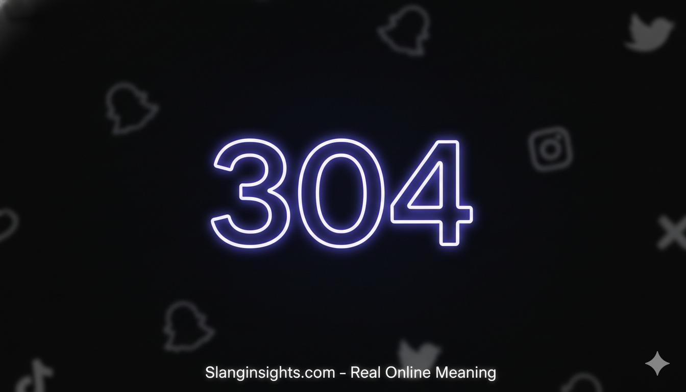 304 Meaning Slang & Its Real Online Meaning 2026